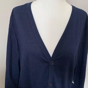 Bluenotes | Sweaters | Nwt Bluenotes Navy Blue Button Down Cardigan ...